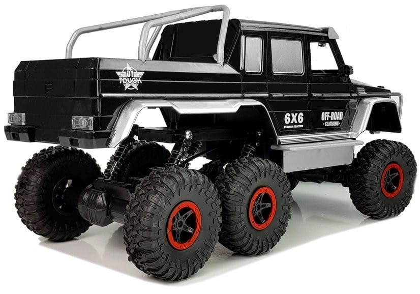SAMOCHÓD TERENOWY OFF-ROAD 6-KOŁOWY ZDALNIE STEROWANY 2.4G CZARNY ...
