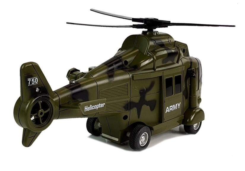 Helikopter Wojskowy Ratunkowy 1:16 Hak Dźwięk Światła - DLA CHŁOPCA ...